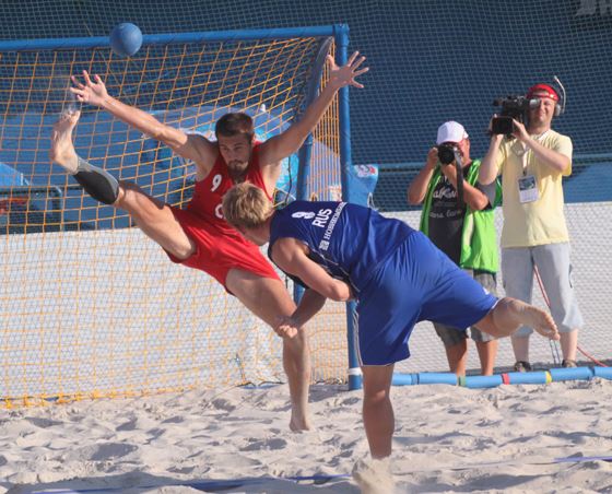 Beach Handball captured on film